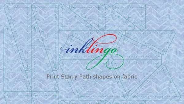 Inklingo Starry Path Quilt Settings - Quilt with Inklingo