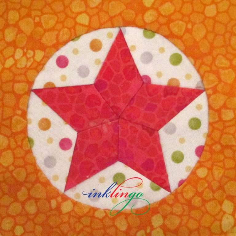 Let's Sew Some Stars, 5-Pointed Stars - Quilt with Inklingo