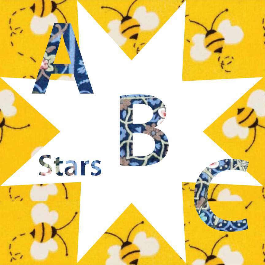 Stars A B C – Quilt with Inklingo