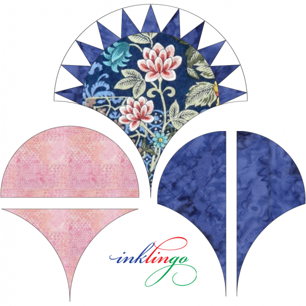 Clamshell Pickle 11 inch PDF - Quilt with Inklingo