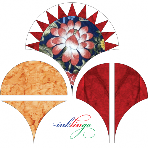 Clamshell Pickle 6 inch PDF - Quilt with Inklingo