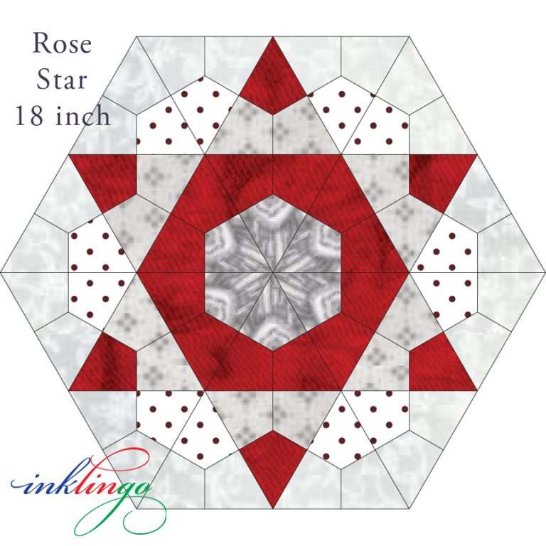 6 inch Starry Path PDF - Quilt with Inklingo