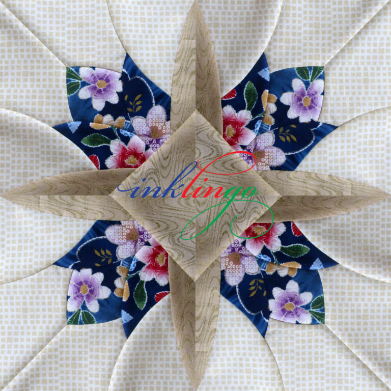 Tulip Patch 8-inch PDF - Quilt with Inklingo