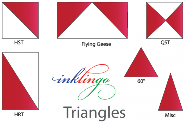 Inklingo Triangles - Quilt with Inklingo