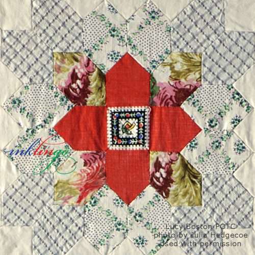 Patchwork of the Crosses (Lucy Boston) - Quilt with Inklingo