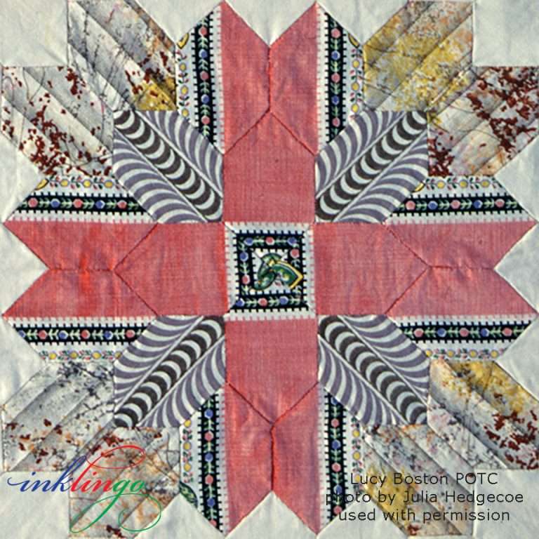 Patchwork of the Crosses (Lucy Boston) - Quilt with Inklingo