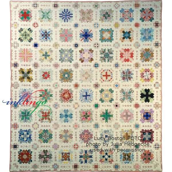 Patchwork of the Crosses (Lucy Boston) - Quilt with Inklingo
