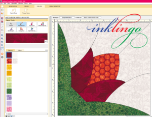 Tulip Patch 8 inch Download - Quilt with Inklingo