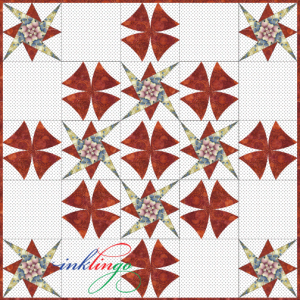 Starry Path Quilt Setting Ideas - Quilt with Inklingo