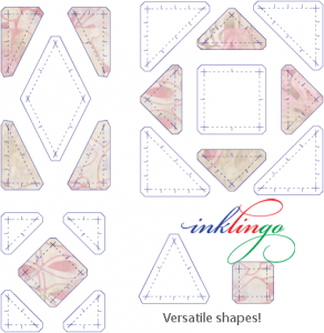 Storm At Sea Templates - Quilt with Inklingo